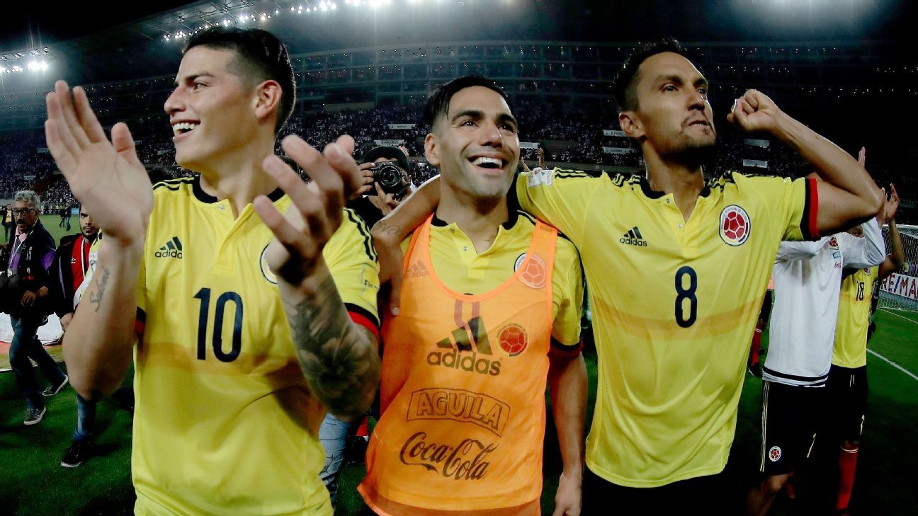 Colombia ready to shine in 2018 with James Rodriguez Falcao in superb ...