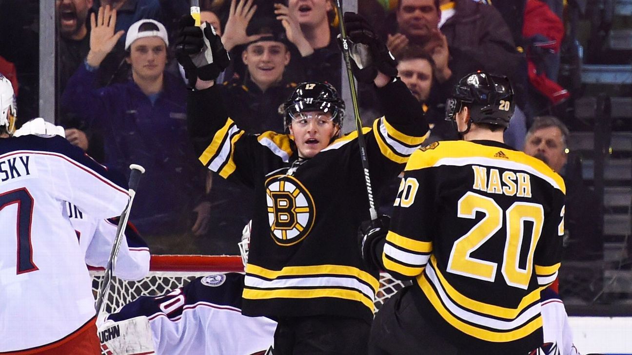 Ryan Donato scores in debut for Boston Bruins, one day after signing ...