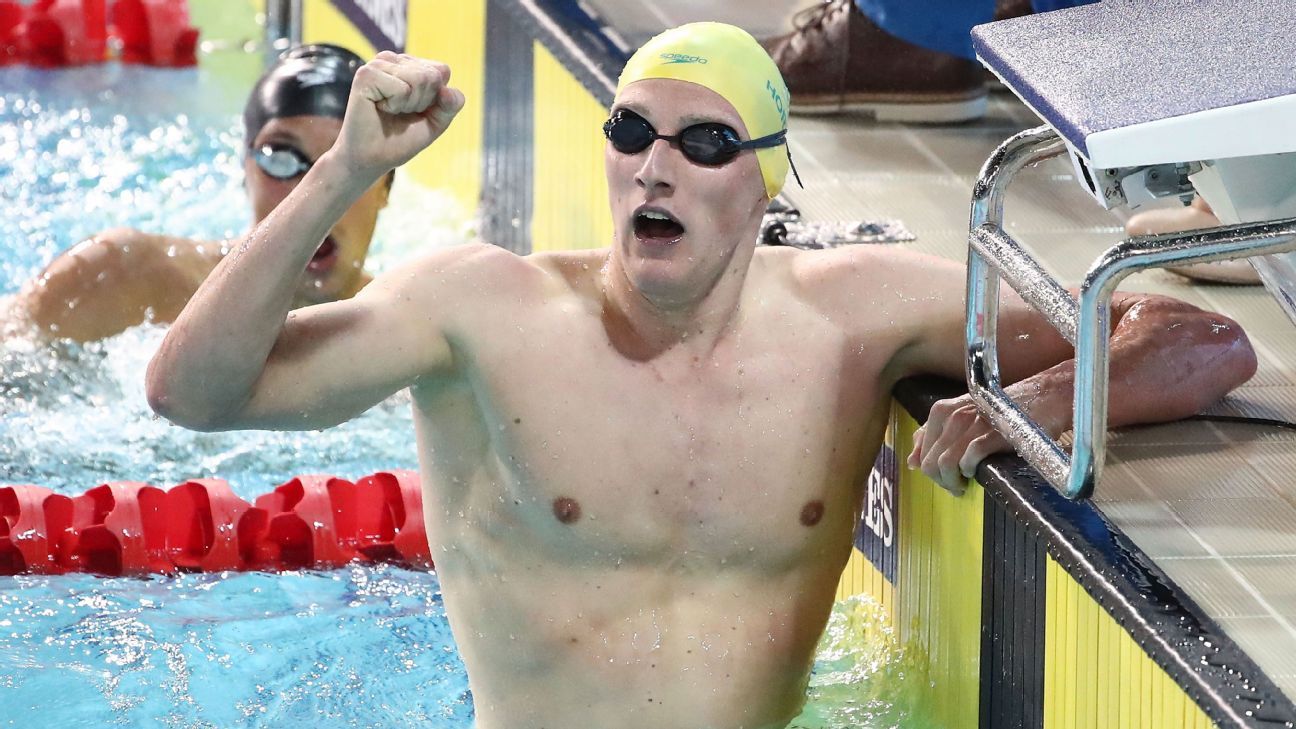 Mack Horton claims Australia's first gold medal in 400m - ESPN