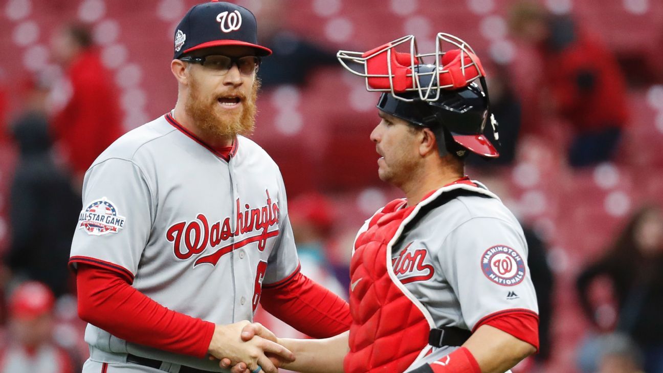 Sean Doolittle, de Nats, continuará fuera de juego por reacción de ...