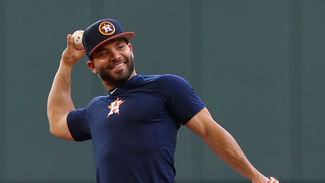 José Altuve no volverá de DL durante la estancia de Astros en casa - ESPN