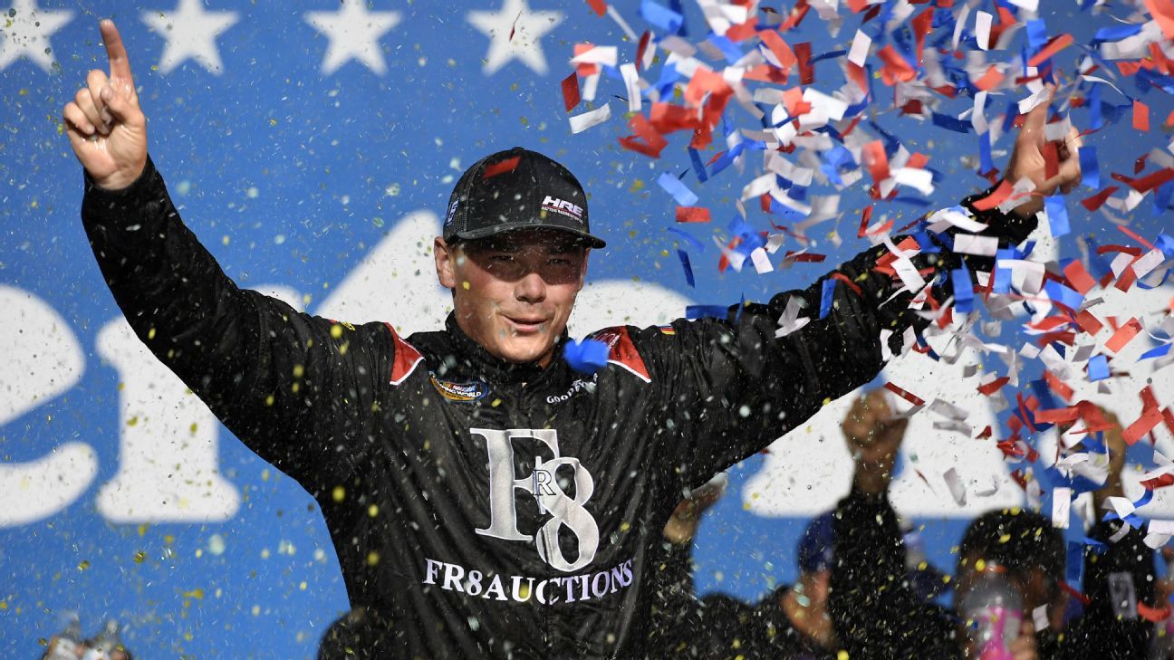 Opportunistic Brett Moffitt grabs NASCAR Truck Series victory at ...