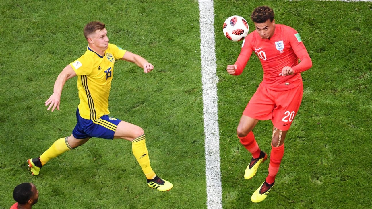 England v Sweden numbers - semifinals after 28 years, 8 set-piece goals ...