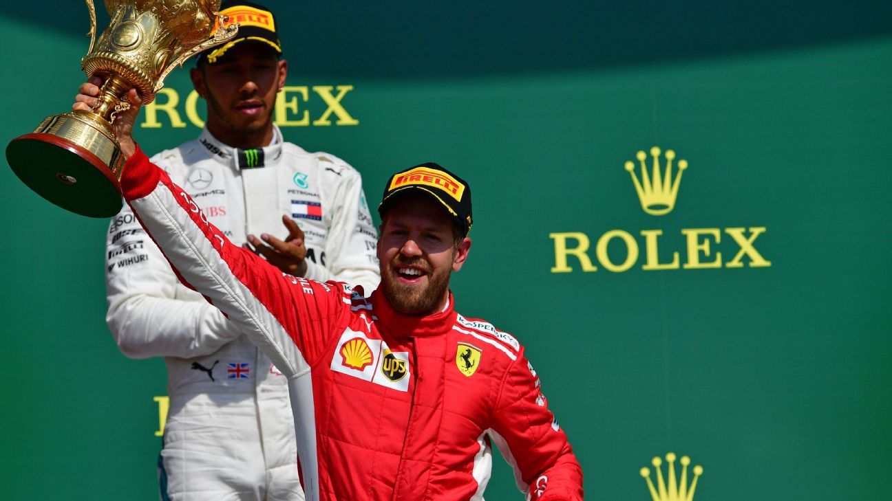 Sebastian Vettel spoils Lewis Hamilton's Silverstone party - ESPN