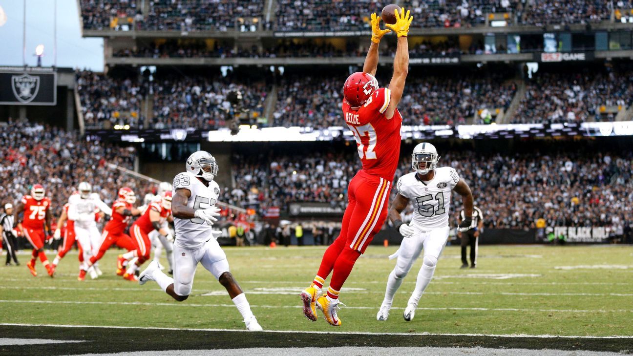 K.C. Chiefs' Patrick Mahomes has embarrassment of pass-catching riches ...