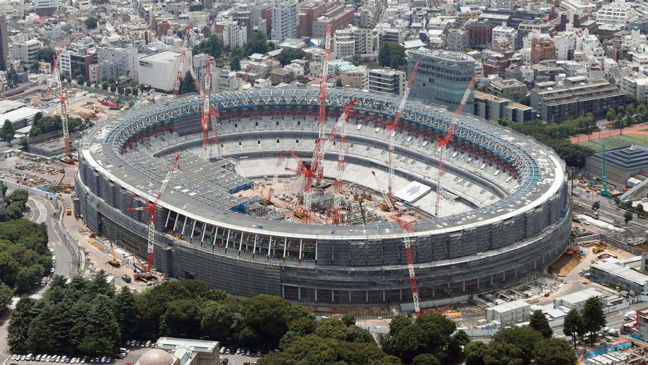 2020 Tokyo Olympics stadium 90% complete - ESPN