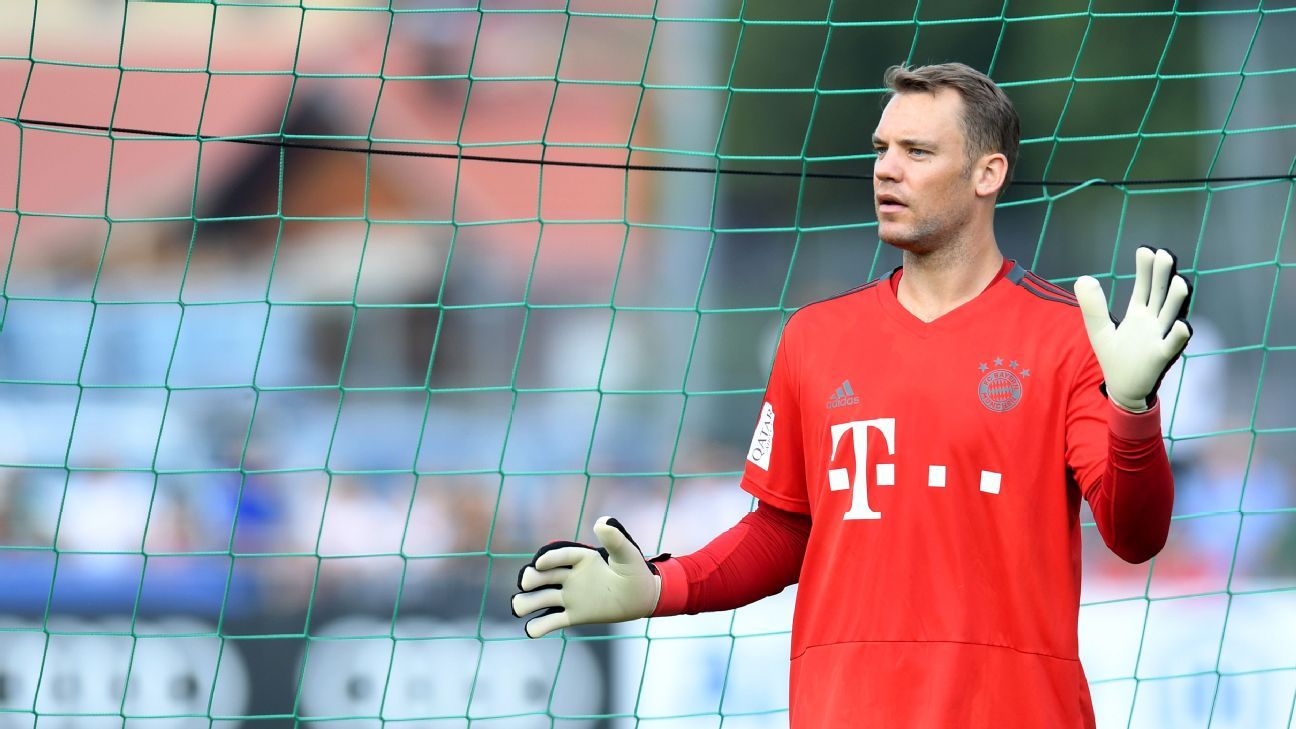 Bayern Munich keeper Manuel Neuer back in training ahead of Liverpool ...