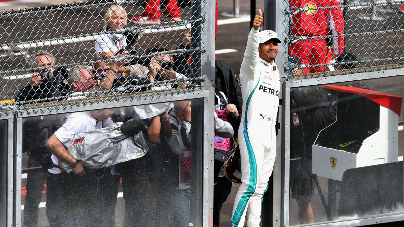 Lewis Hamilton logra la pole en Spa - ESPN