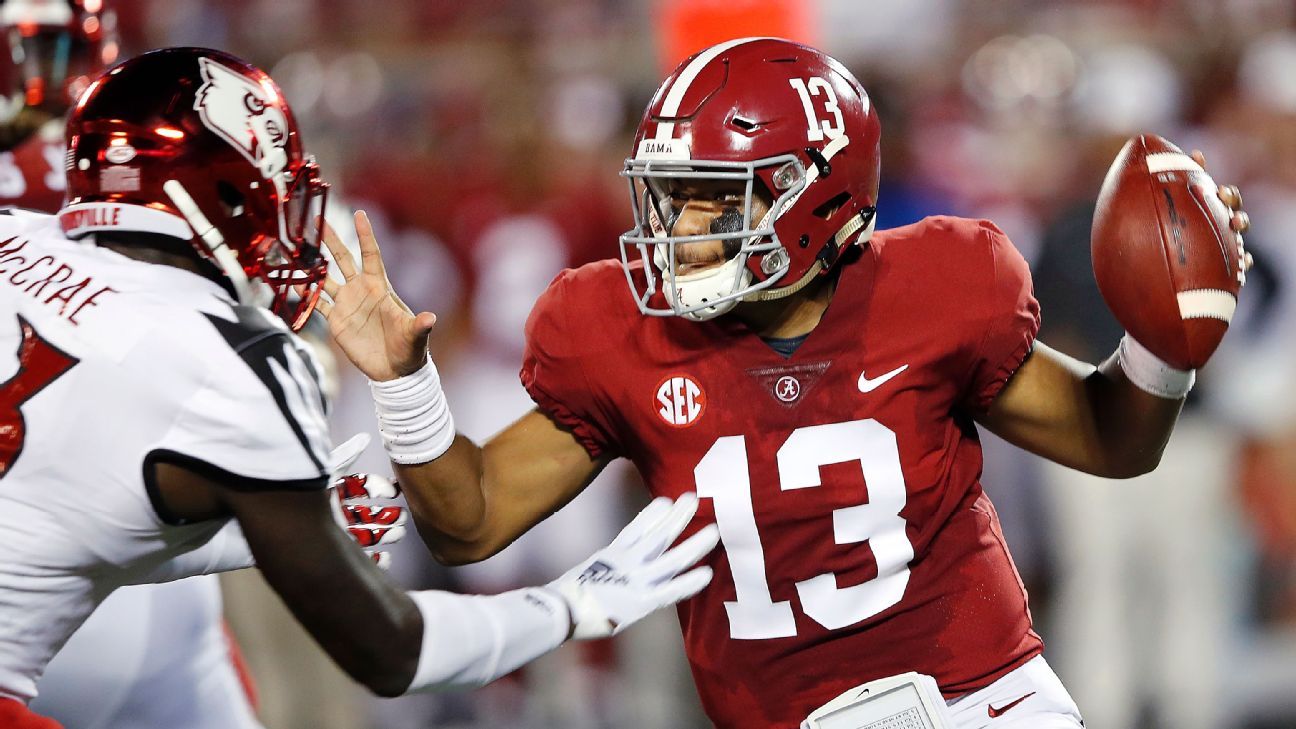 With Tua Tagovailoa at quarterback for Alabama Crimson Tide, can 50 ...