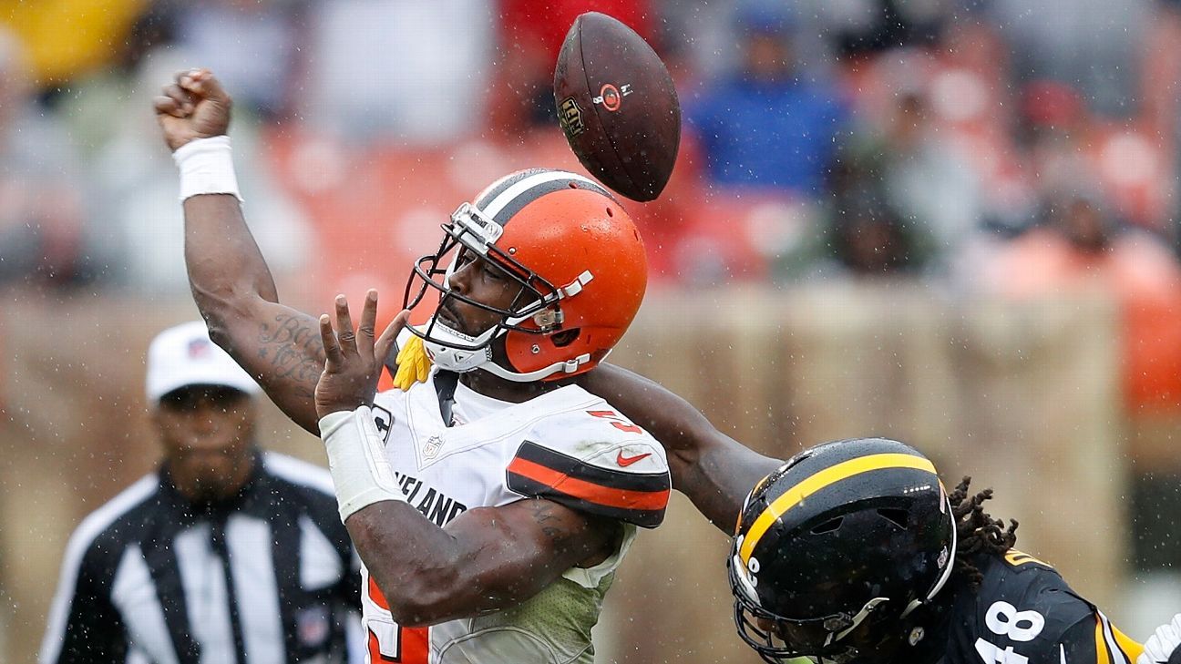Browns end losing streak with tie against Steelers - ESPN