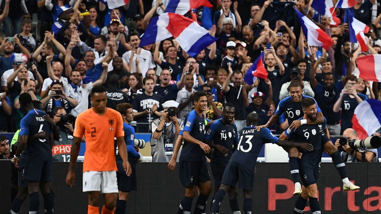 France vs. Netherlands - Football Match Report - September 10, 2018 - ESPN