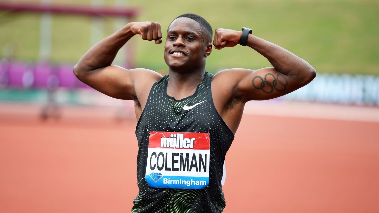 World 100-meter champ Christian Coleman suspended for missing drug ...