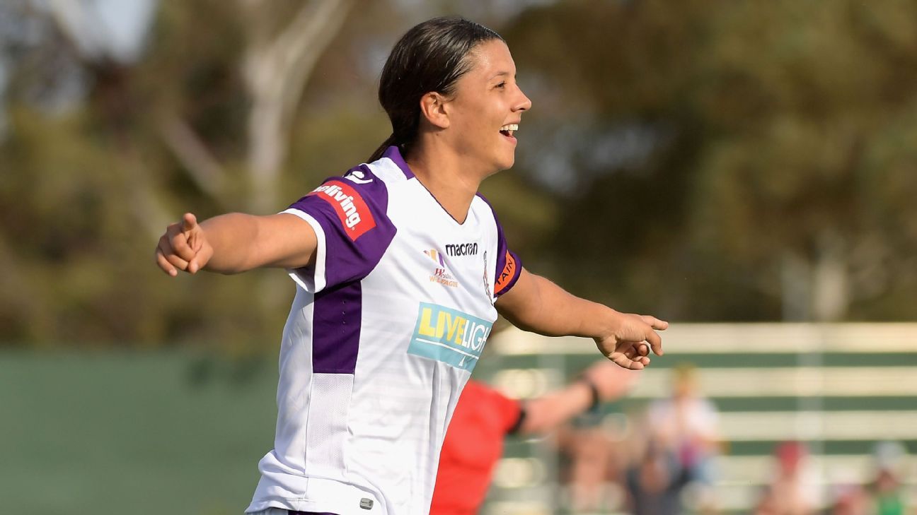 Sam Kerr helps Perth rescue point in eight-goal W-League thriller - ESPN