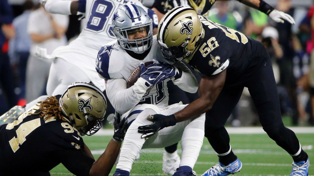 Partido entre los Dallas Cowboys y New Orleans Saints estableció una ...