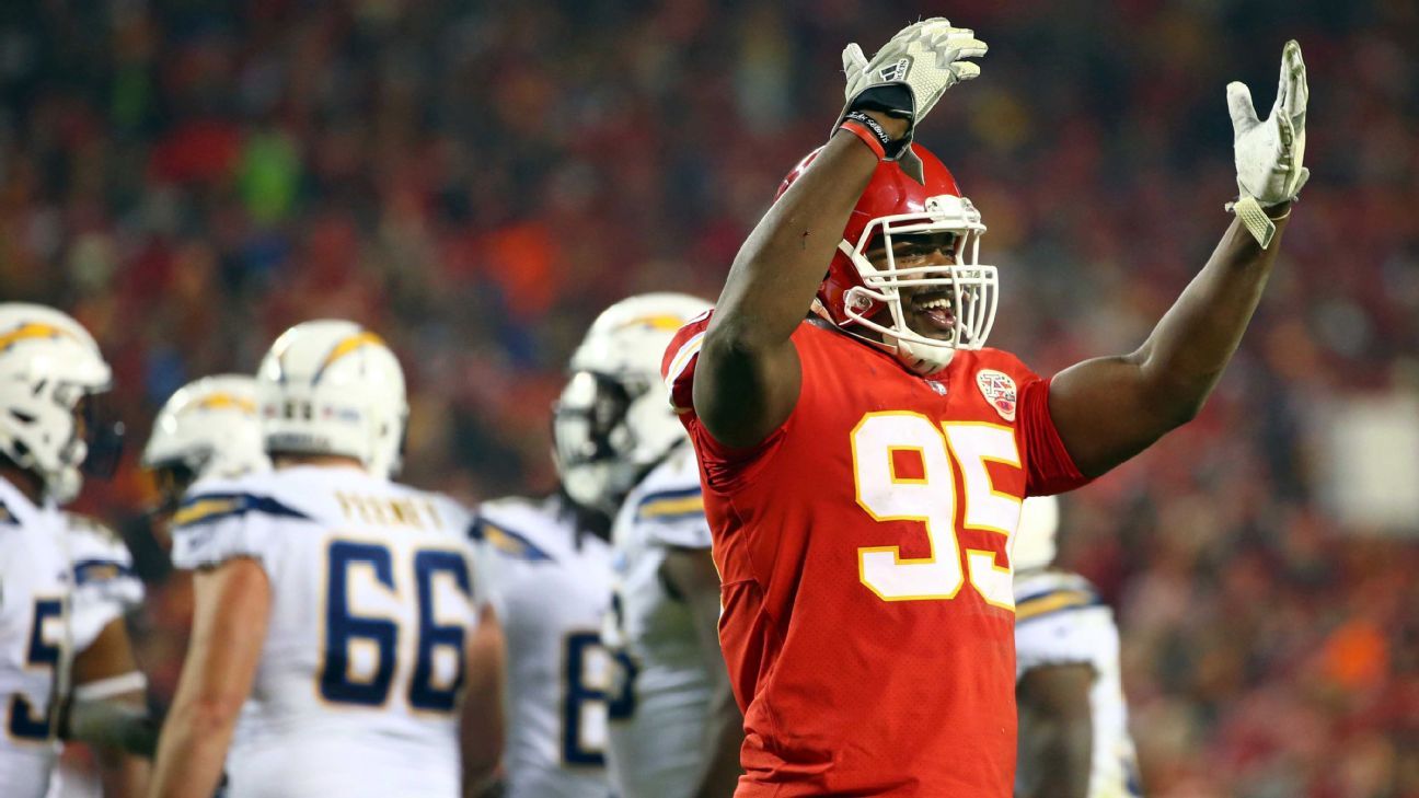 Chris Jones of Kansas City Chiefs gets sack in 10th straight game - ESPN