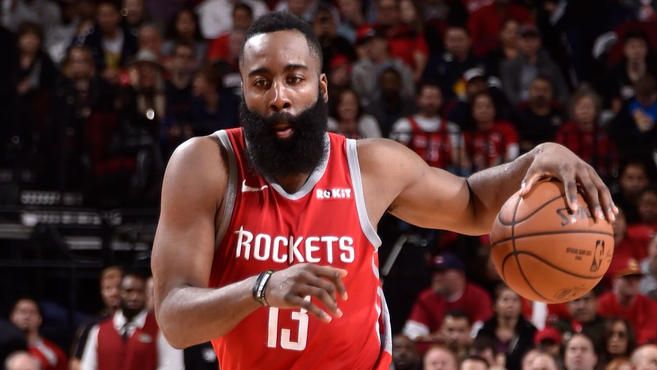 Números imperdibles de la increíble racha ofensiva de James Harden - ESPN