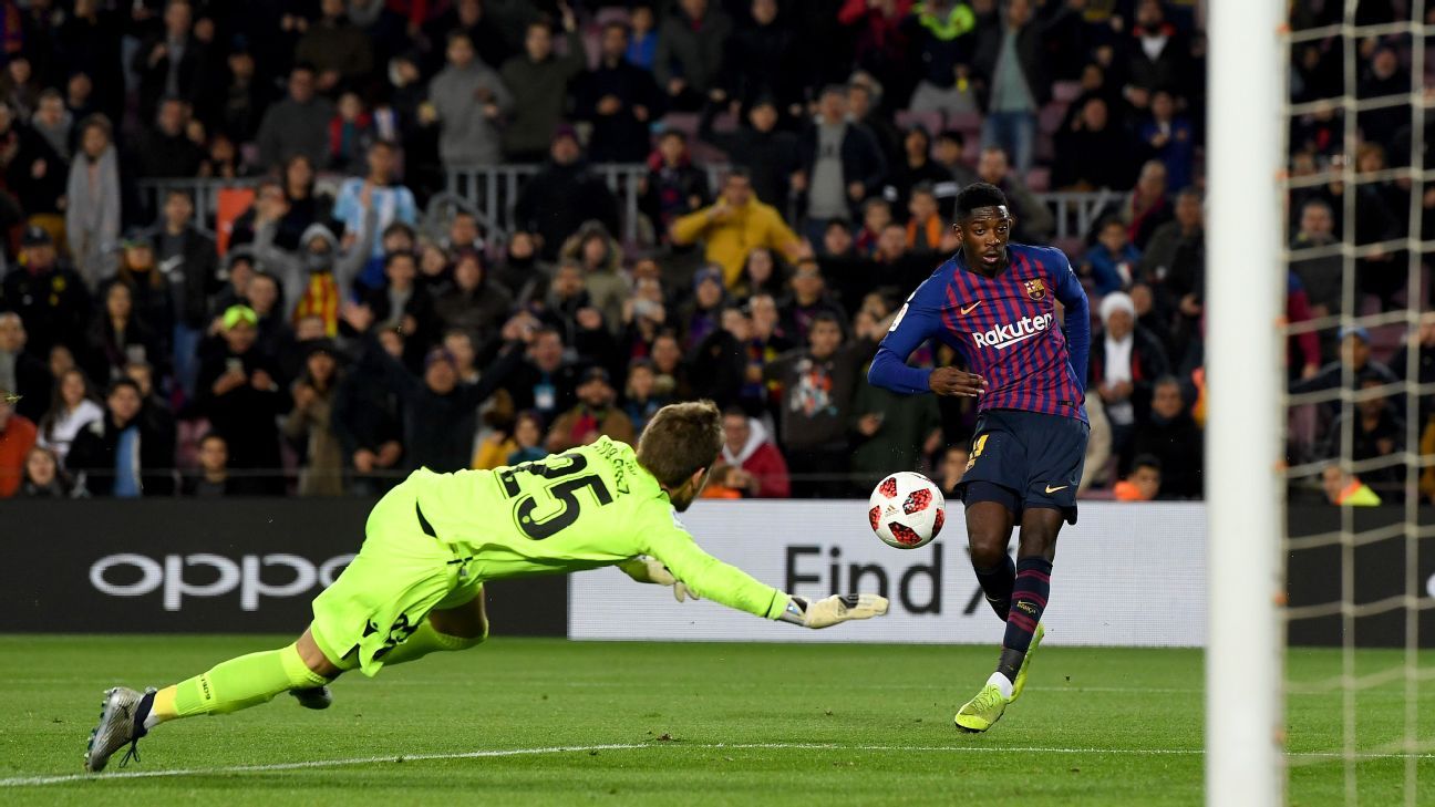 Ousmane Dembele and Lionel Messi team up to comfortably overturn ...