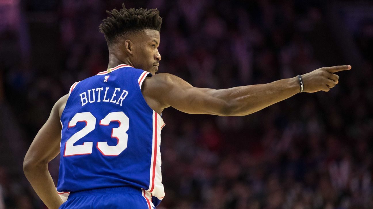 Sixers' Butler (back) sidelined again vs. Bulls - ESPN