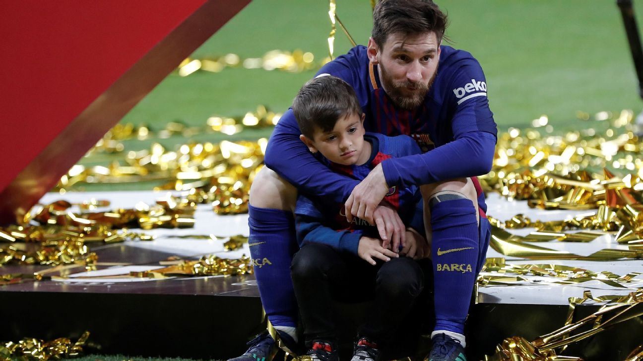 El hijo mayor de Messi es su principal crítico - ESPN