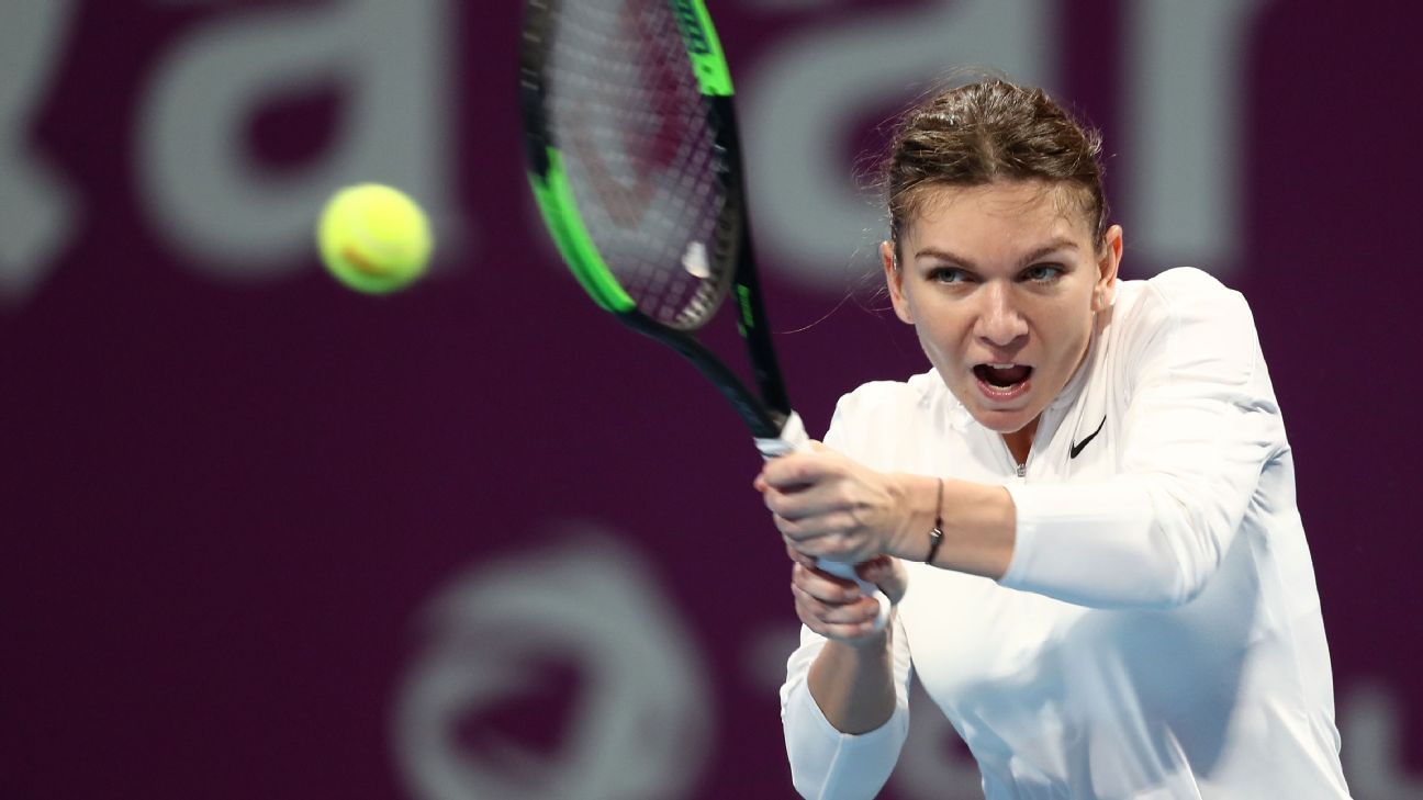 Simona Halep face Elise Mertens Qatar Open final - ESPN