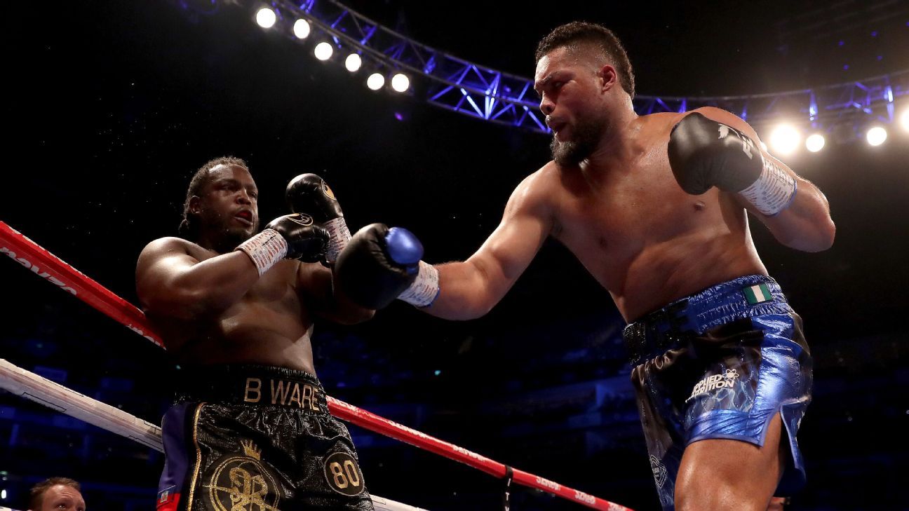 Joe Joyce stops Bermane Stiverne, remains perfect as heavyweight - ESPN