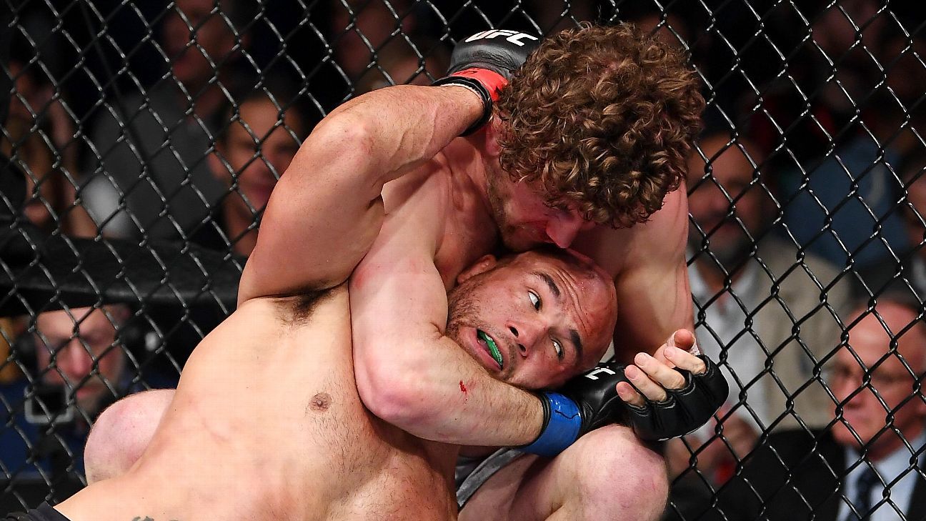 Ben Askren Wins Ufc Debut On Controversial Early Stoppage Espn