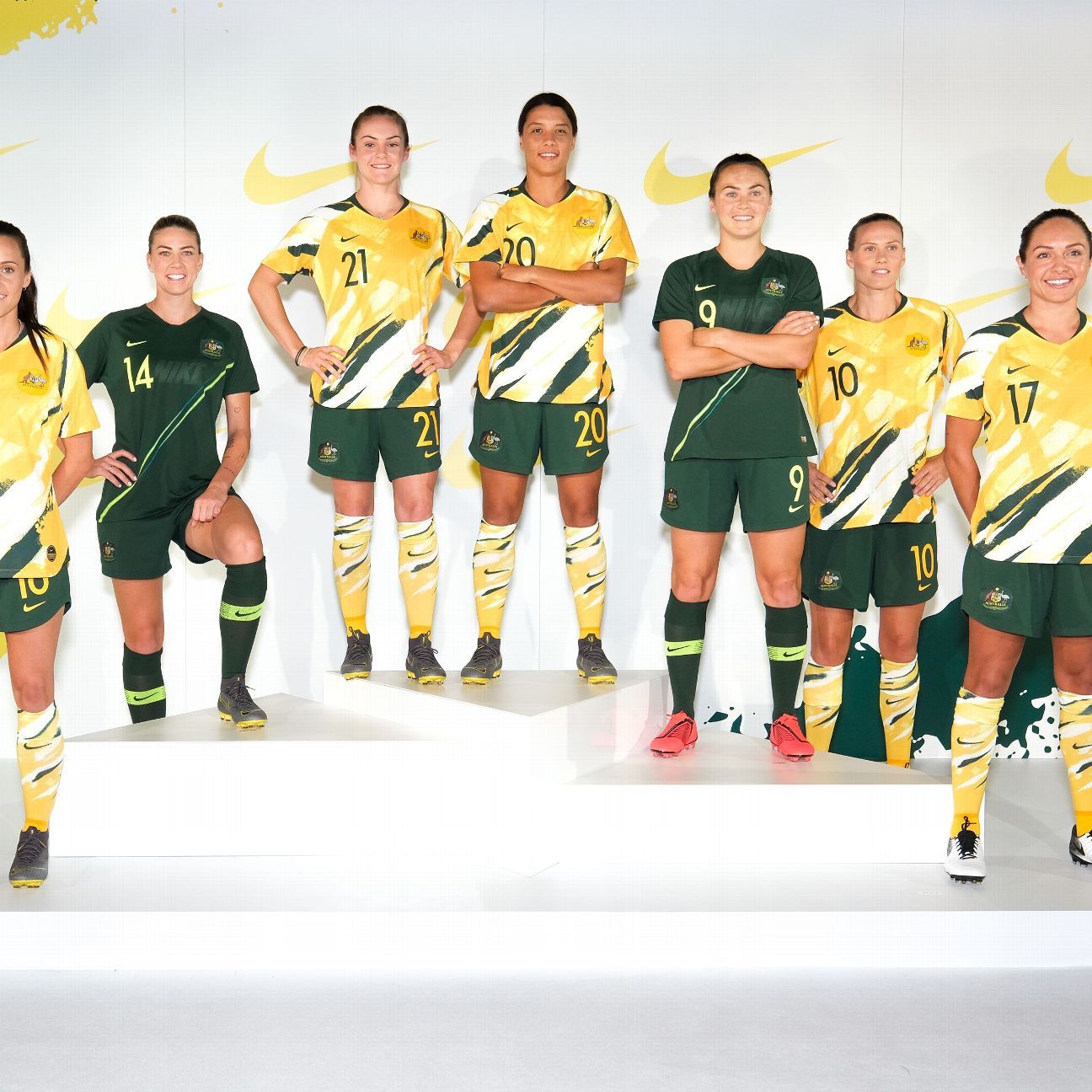 Matildas thrilled with 'out there, bold' new World Cup kits - Sam Kerr ...