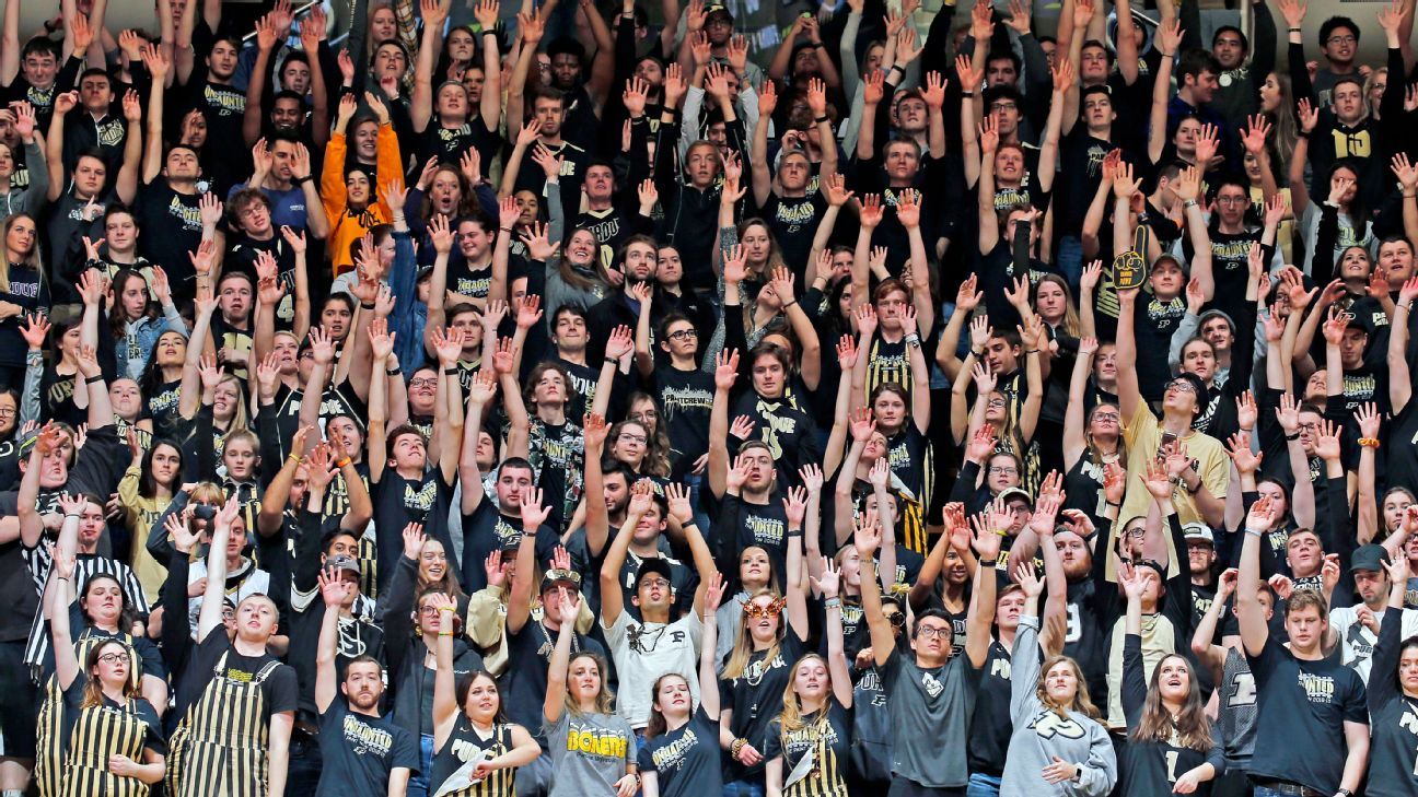 Inside student sections: Purdue Boilermakers and the Paint Crew - ESPN