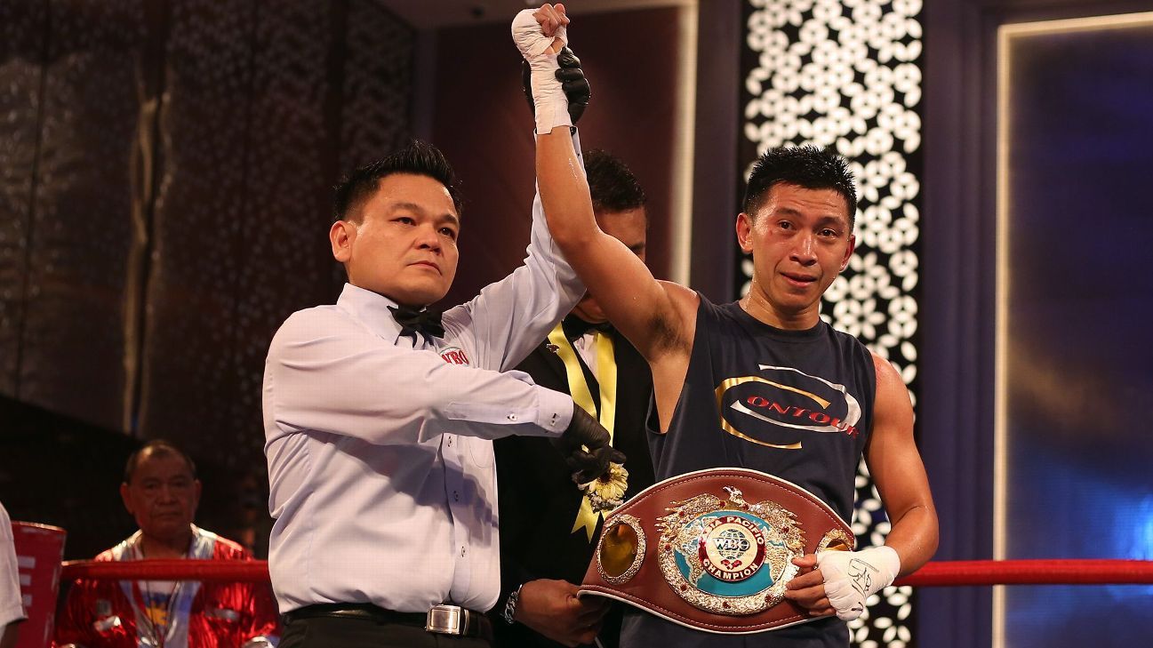 Mig Elorde retains WBO Asia Pacific belt, Bai Elorde scores TKO win - ESPN