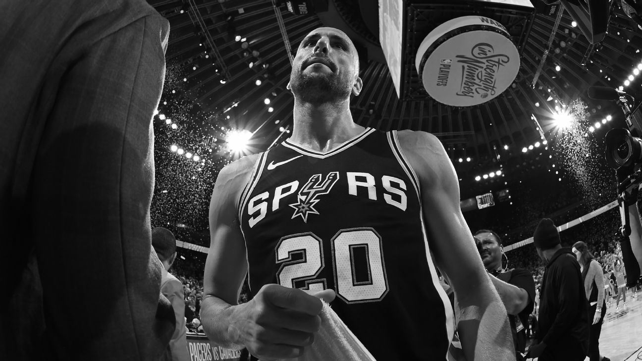 Los números increíbles que llevaron a Manu Ginóbili al Hall of Fame - ESPN