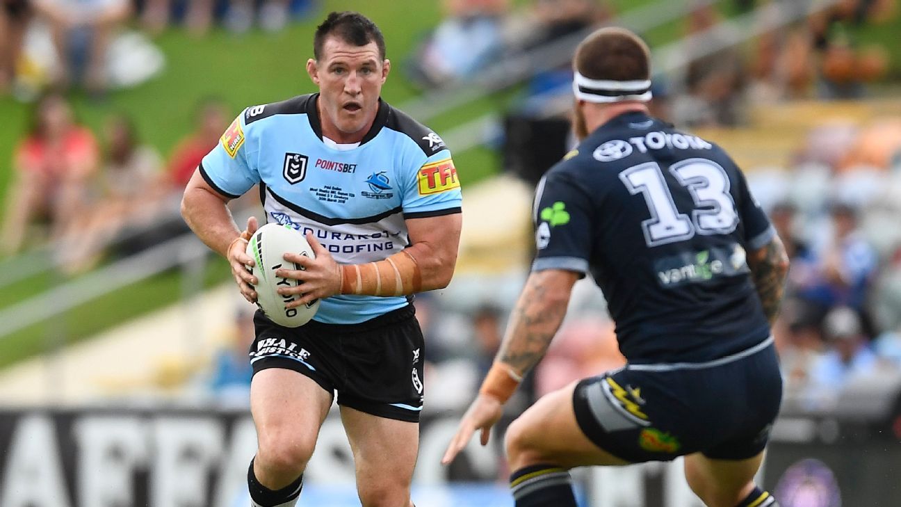 Sharks win, Paul Gallen hurt in milestone match - ESPN