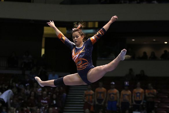 Depois de queda assustadora, a ginasta Sam Cerio passa por cirurgia bem ...