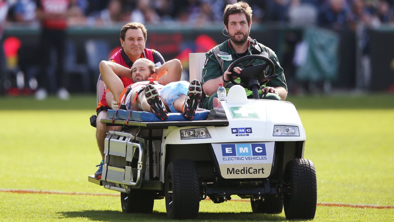 AFL: GWS Giants confirm season over for Callan Ward - ESPN