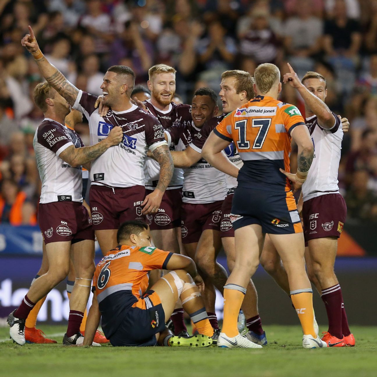 Manly hold on to beat Knights in NRL - ESPN