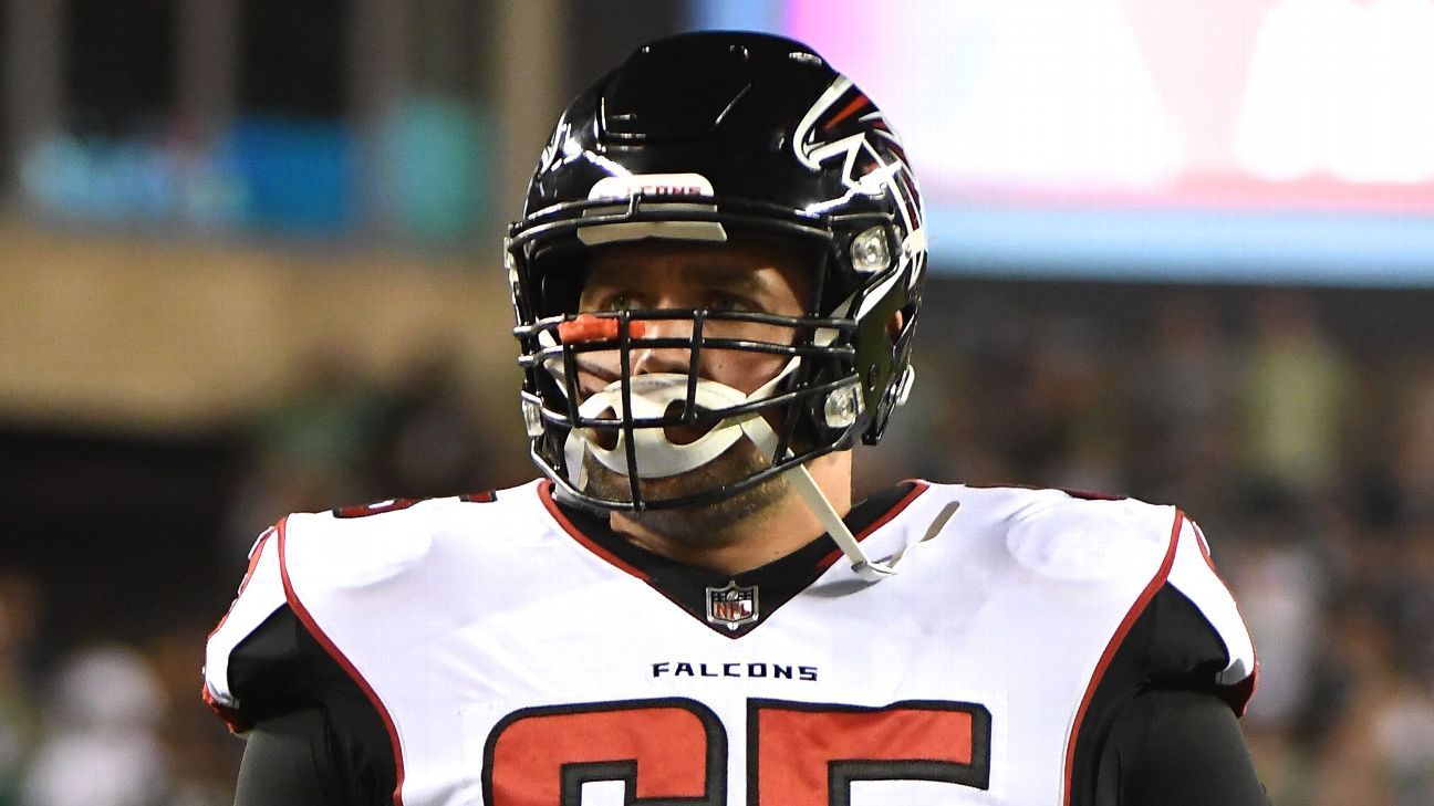 Los Atlanta Falcons se desprenden del guardia Brandon Fusco - ESPN
