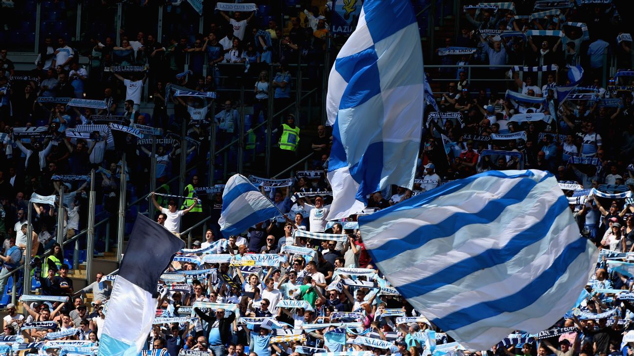 Eight Lazio Ultras banned from all Italian stadiums over Mussolini flag ...
