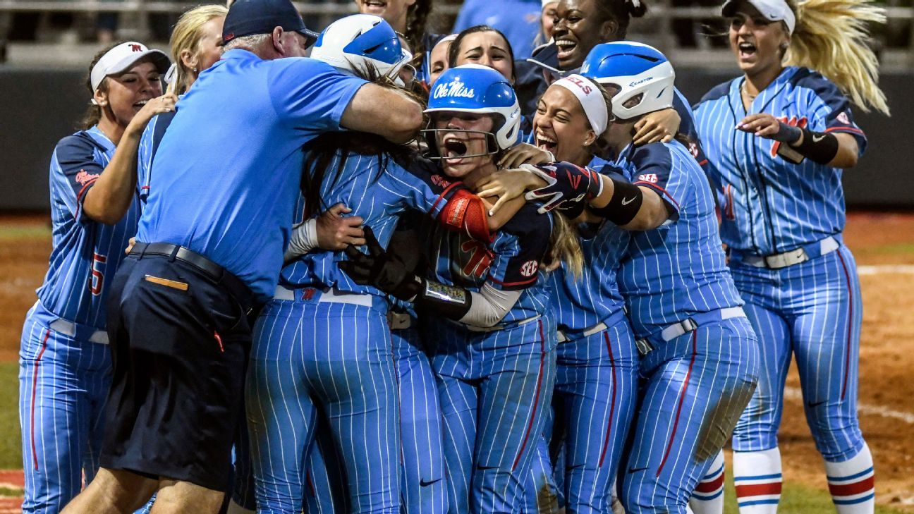 NCAA softball tournament 2019 -- Rank the 16 super regional teams - ESPN