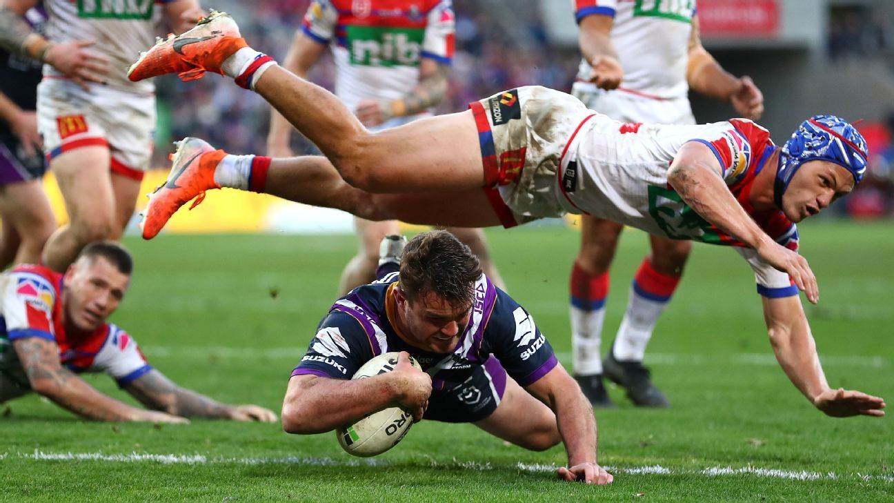 NRL leaders Melbourne Storm thump Newcastle Knights - ESPN
