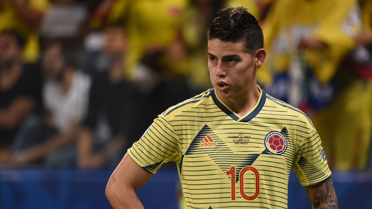 James Rodríguez prefere o Atlético de Madrid ao Napoli, diz jornal - ESPN