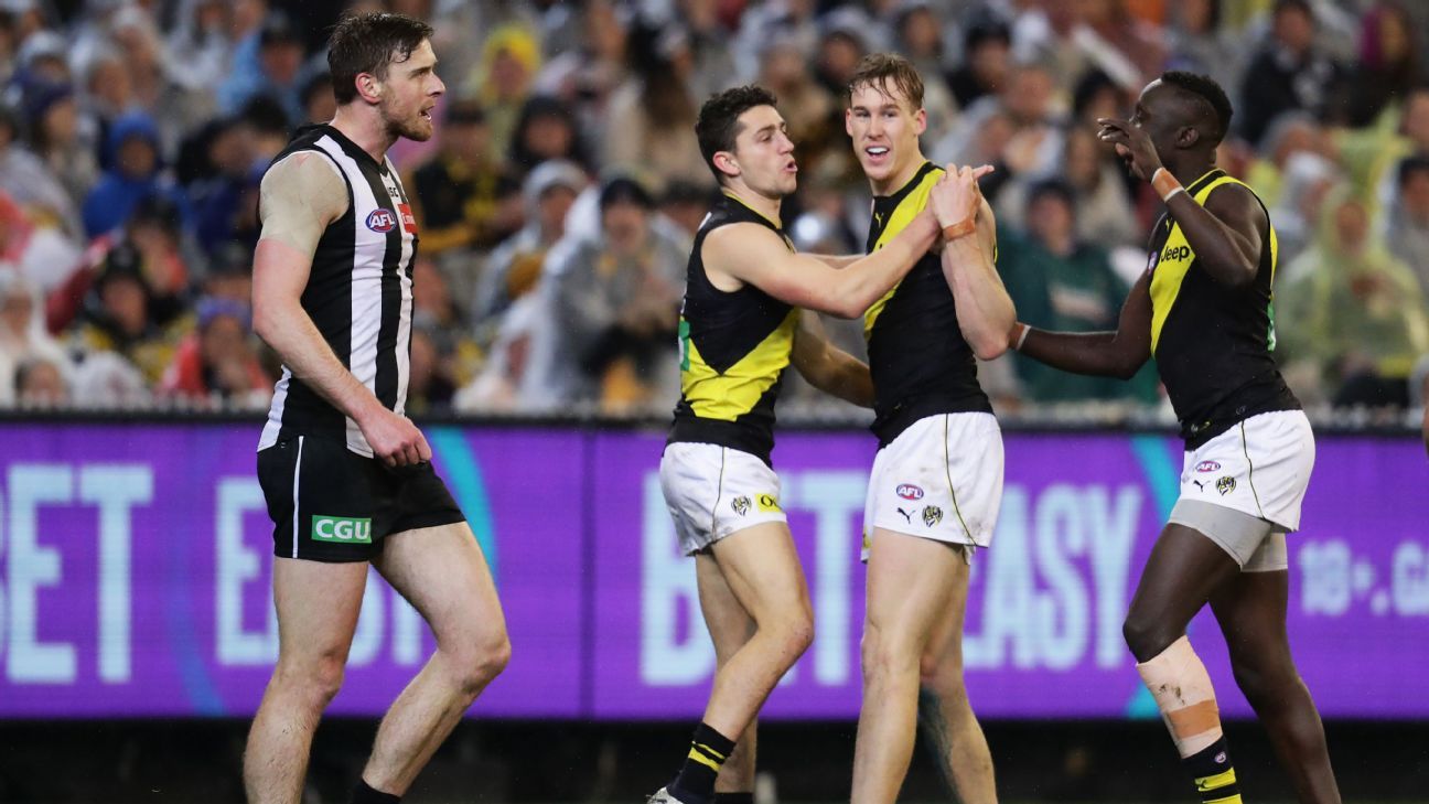 AFL Heroes & Villains Round 19 Key forwards come alive; Crows choke - ESPN