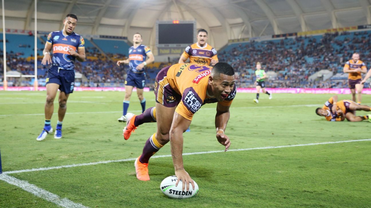 NRL Jamayne Isaako leaves Brisbane Broncos, heads to Gold Coast Titans ...