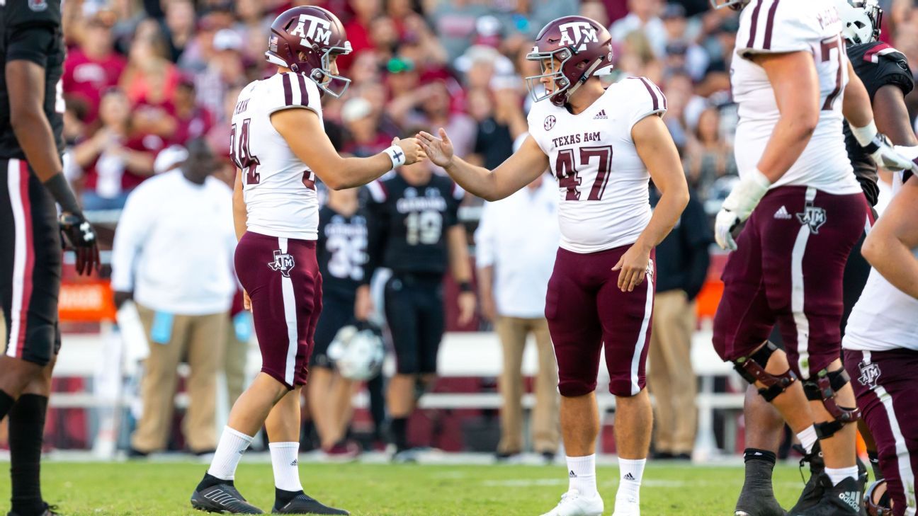 Steele's top special teams units - Texas A&M, Michigan among elite - ESPN