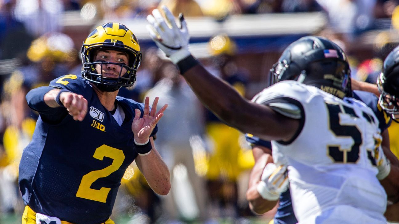 Harbaugh looking for UM to clean it up offensively - ESPN