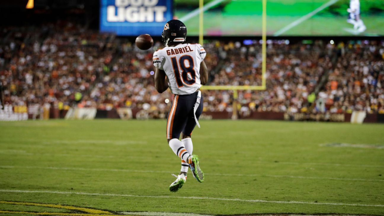 Taylor Gabriel, primer jugador en lograr 3 TD's en un solo cuarto en un ...