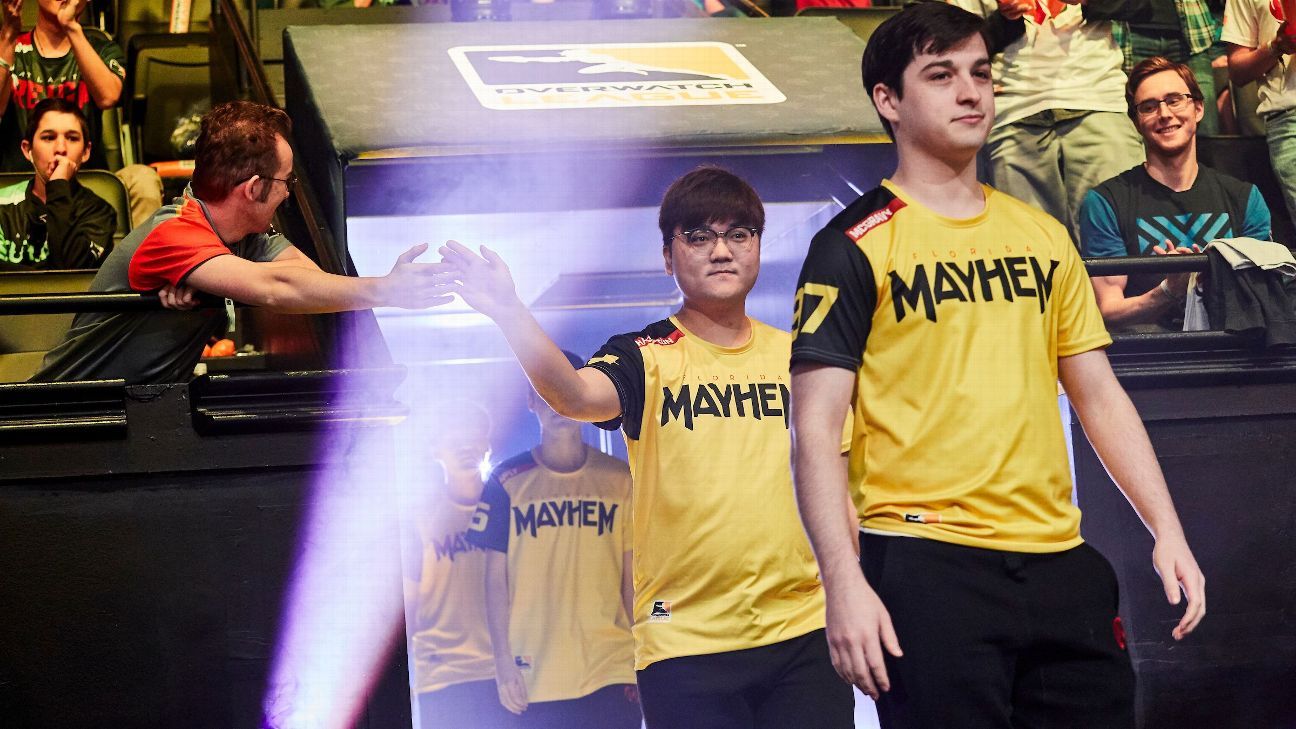 Florida Mayhem part ways with five players, assistant coach - ESPN