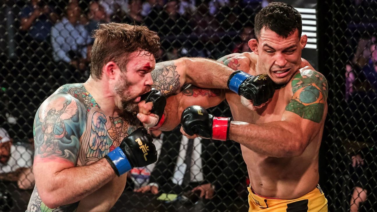 How PFL fighters deal with two bouts in one night in chase for $1M - ESPN