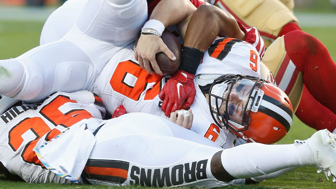 La temporada de los Browns se empieza a desmoronar - ESPN