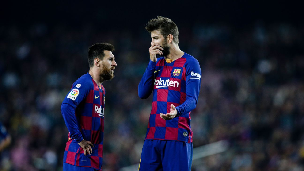Gerard Pique pleads patience as Barcelona booed off pitch after draw - ESPN