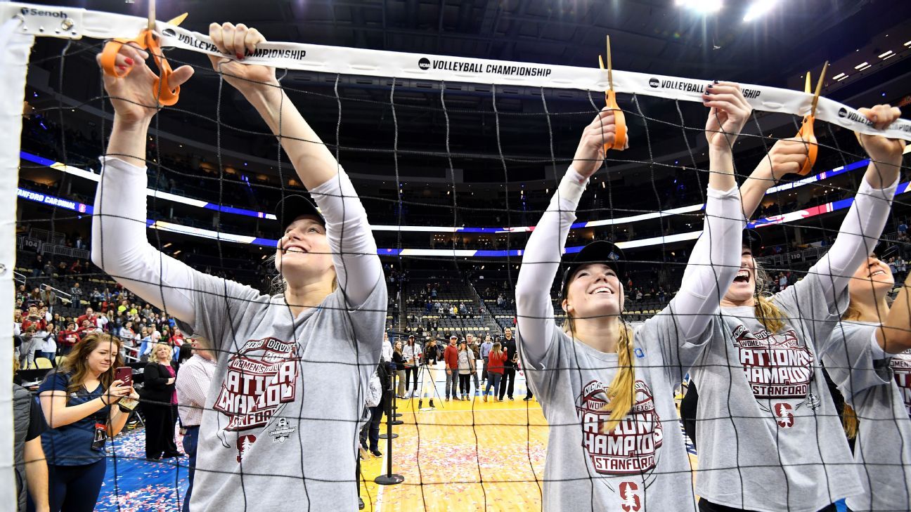 Stanford's core four caps remarkable run with third NCAA volleyball ...