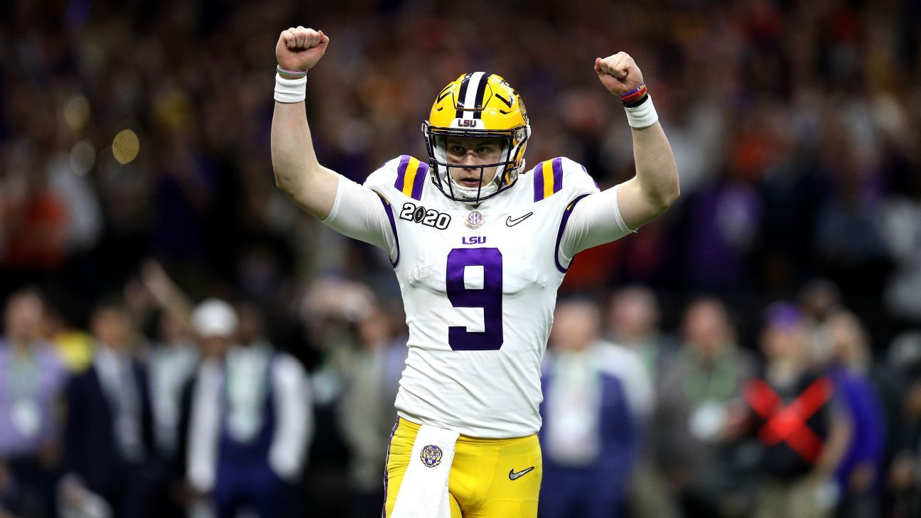 Joe Burrow deja a LSU con un título nacional y como leyenda - ESPN